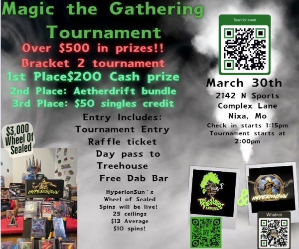 Magic: The Gathering Commander Tournament – The Treehouse Lounge